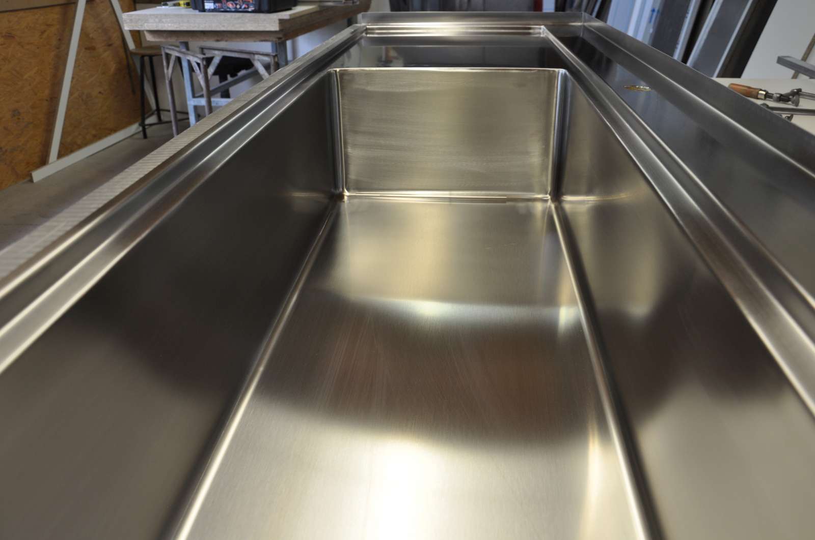 Plonge professionnelle en inox - Inoxa